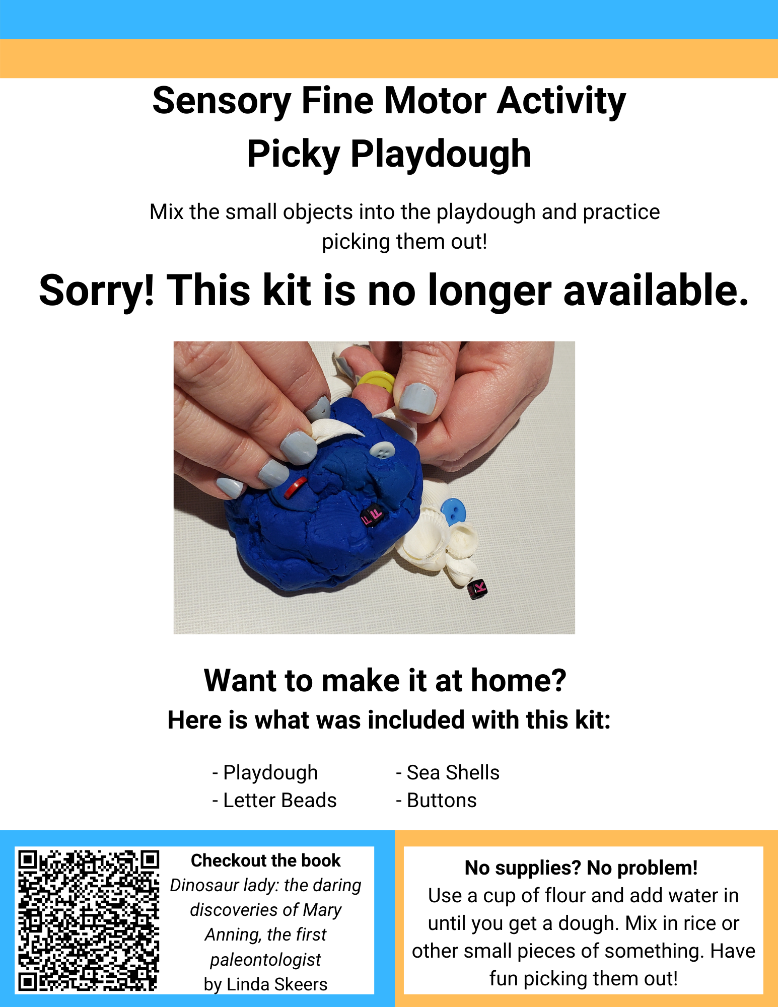 Sensory Fine Motor Kit - St. Charles Public Library